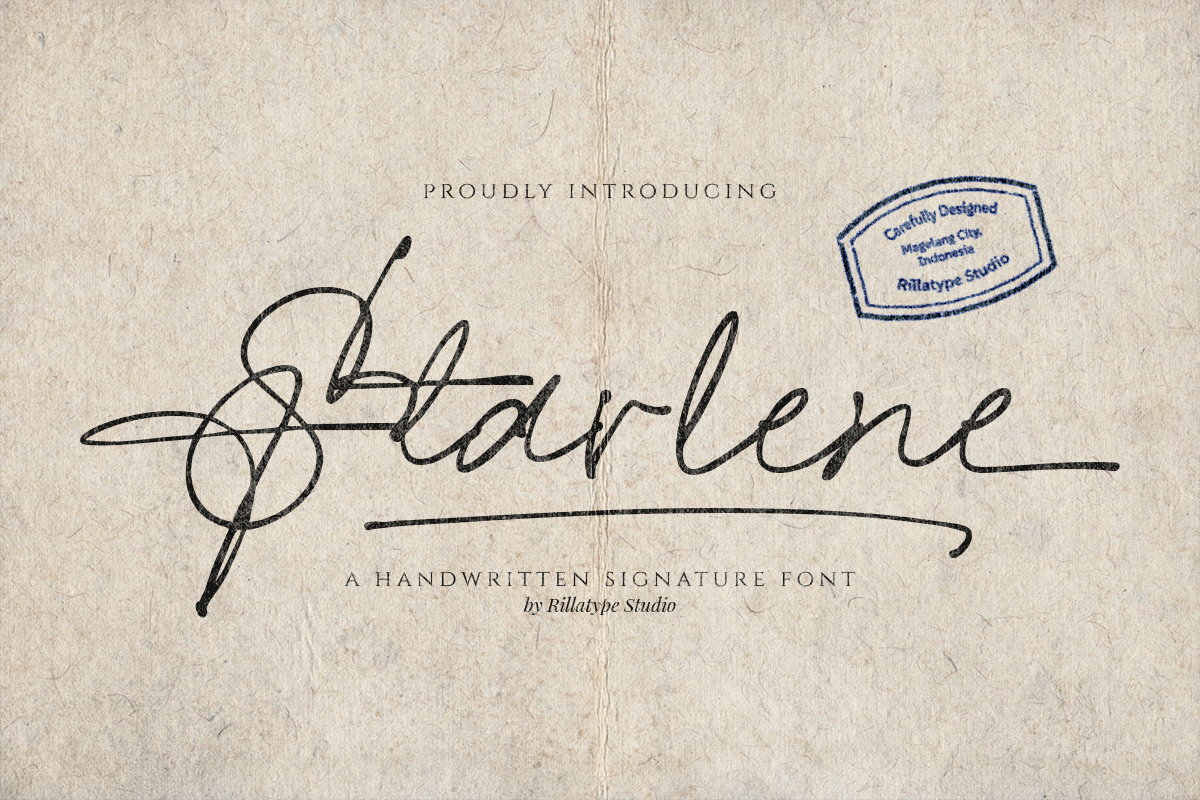 Starlene Signature Font - Free Download