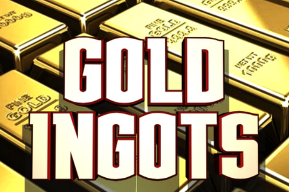 Gold Ingots Font | Iconian Fonts | FontSpace