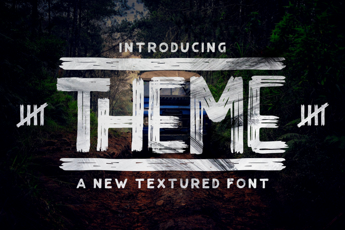 THEME Font | Garisman Studio | FontSpace