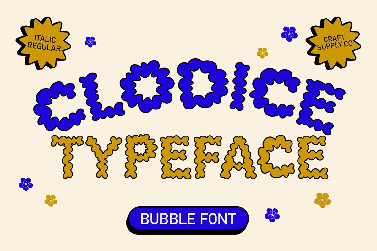 Clodice Font | craftsupplyco | FontSpace
