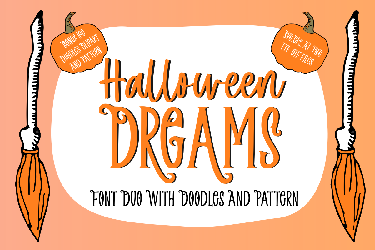 Halloween Dreams Doodles Font | fikryalstudio | FontSpace