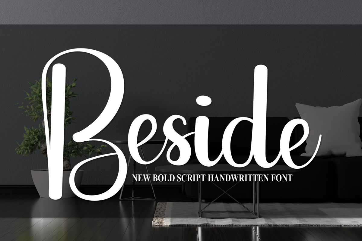Beside Font | scratchones_creative | FontSpace