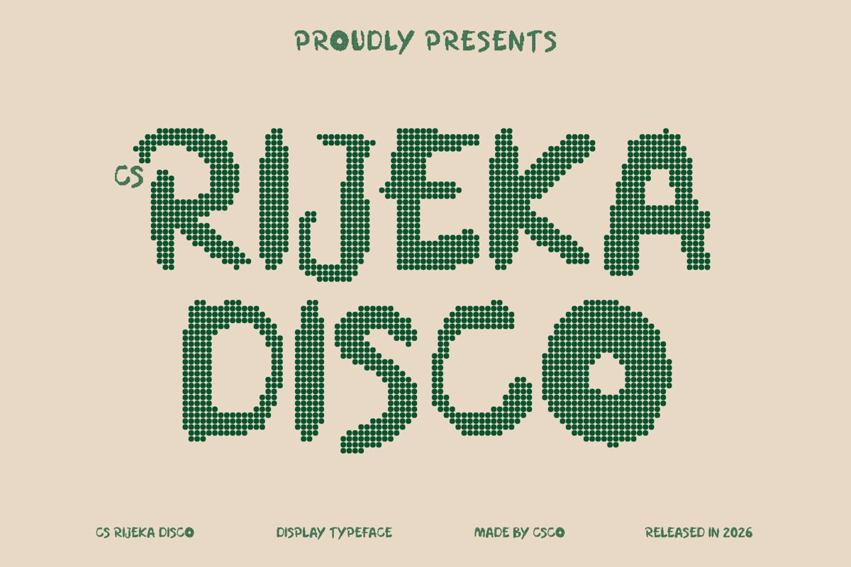 CS Rijeka Disco Font - Free Download