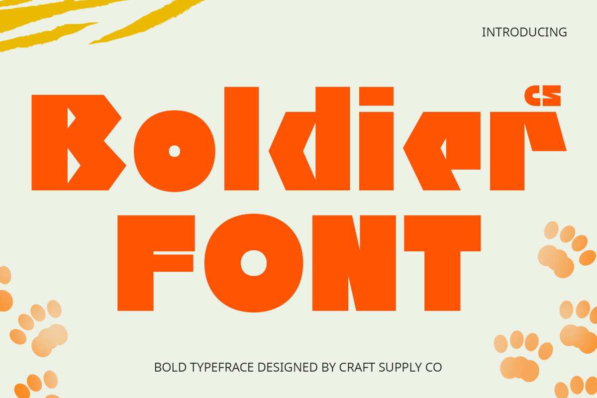 CS Boldier Font Craftsupplyco FontSpace