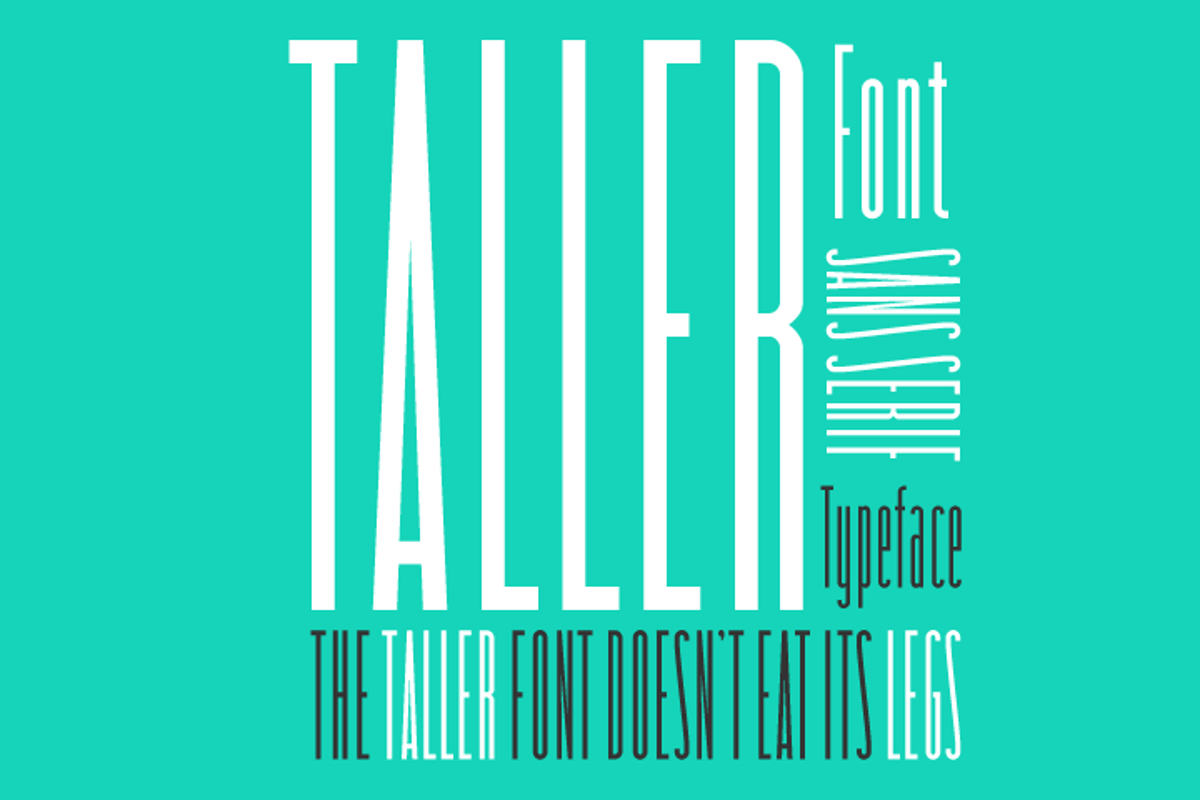 Taller Font Zetafonts FontSpace