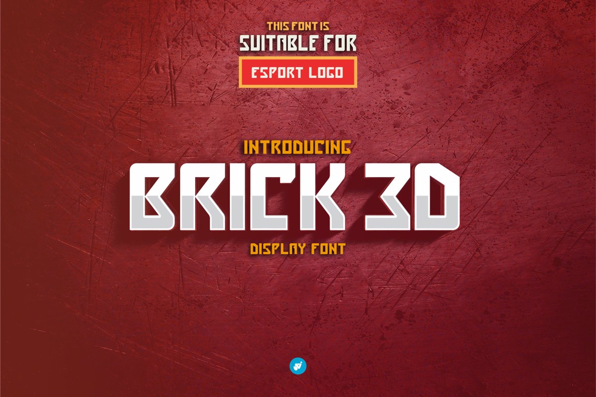 Brick 3D Font | WAPtype | FontSpace