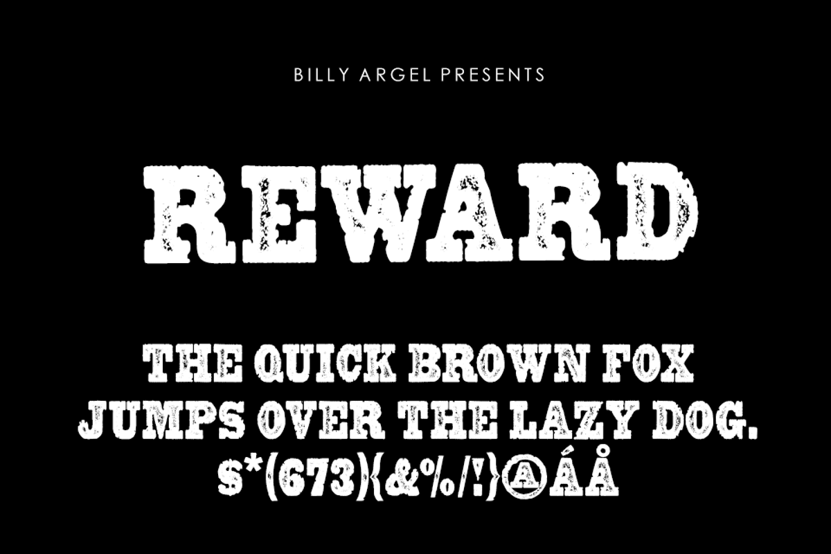 REWARD Font - Free Download