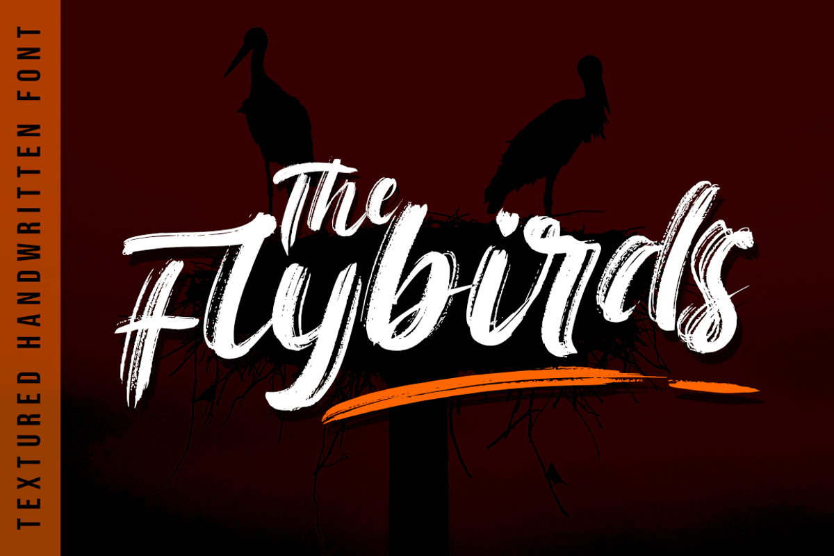 The Flybirds Font | Green Adventure STD | FontSpace