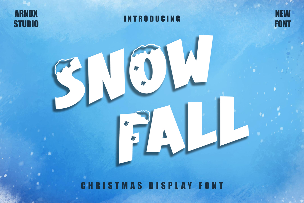 Snow Fall Font - Free Download