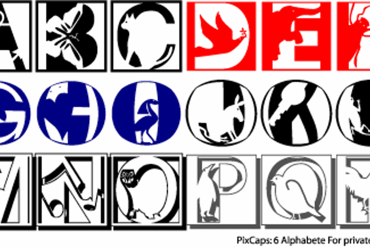 PixCaps Font | Manfred Klein | FontSpace