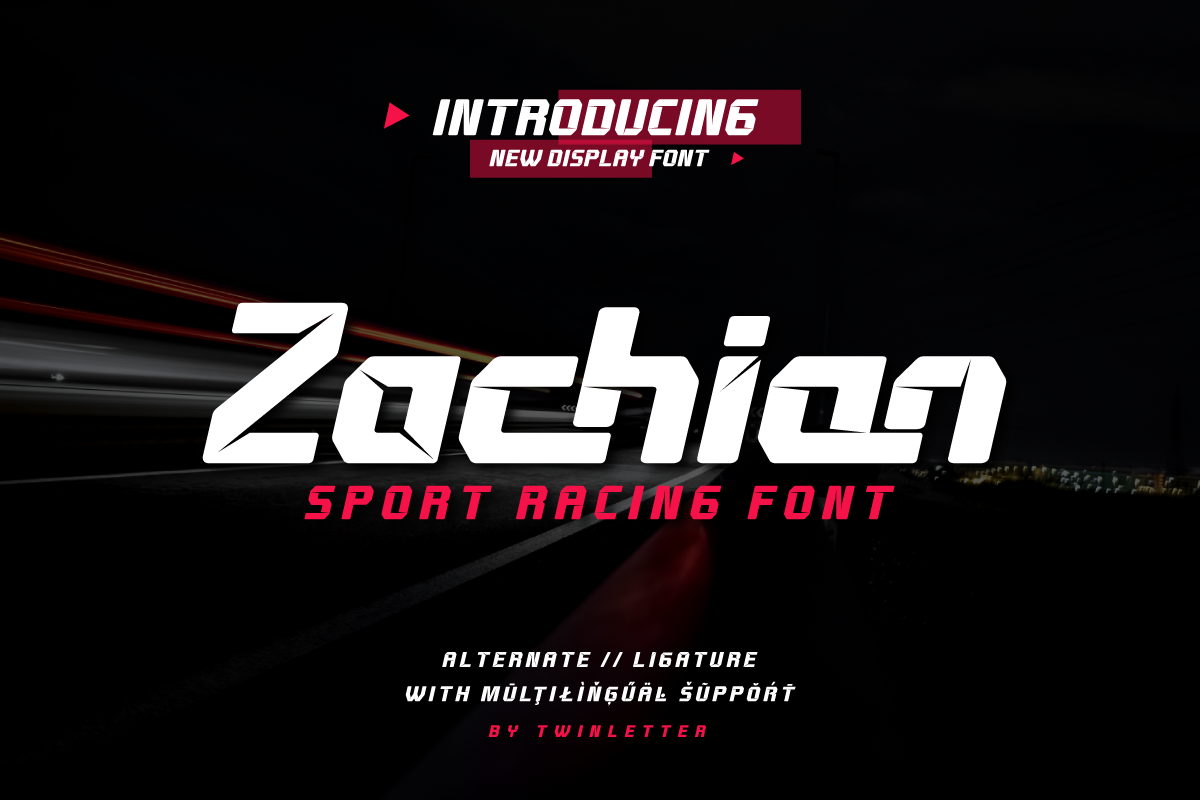 Zachian Trial Regular Font - Free Download