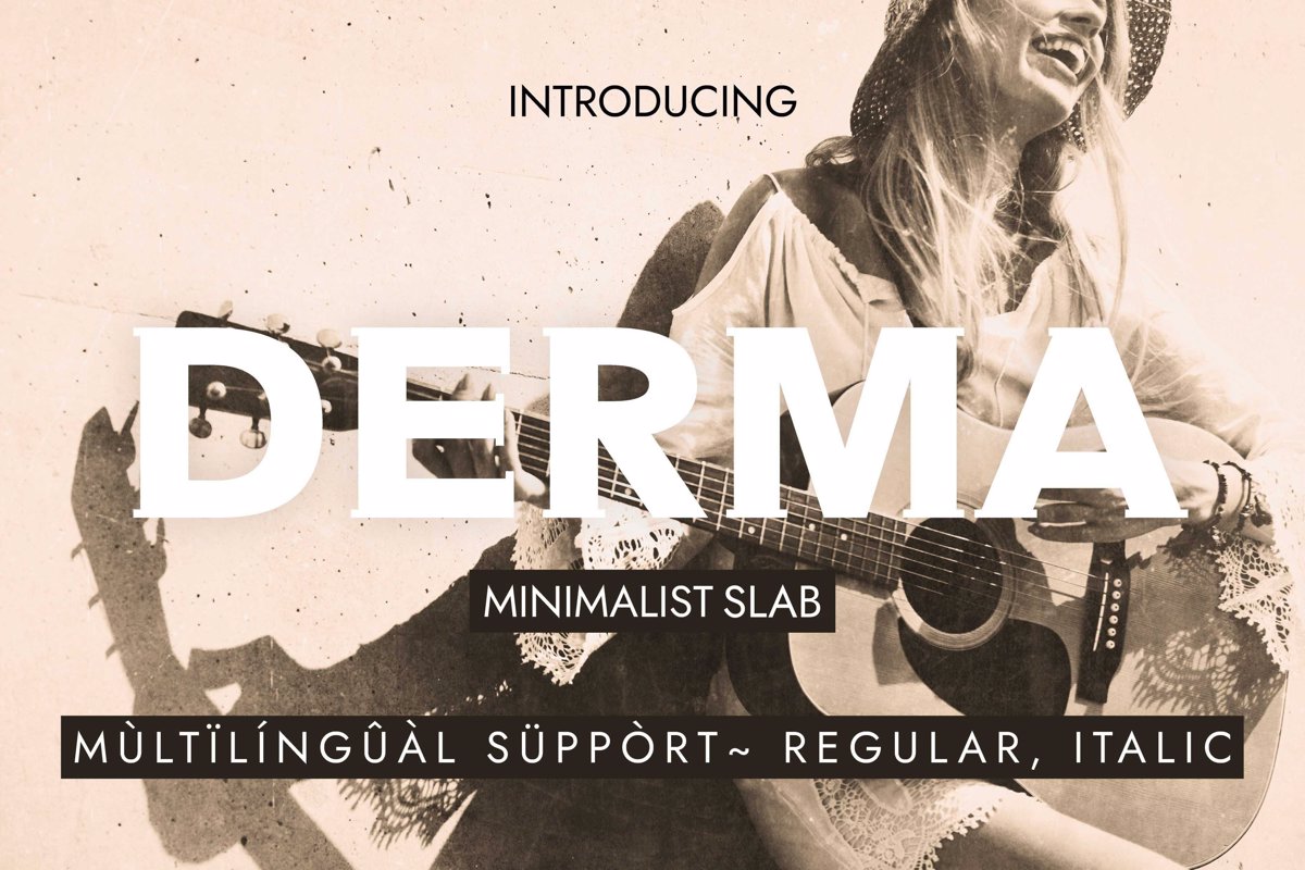 DERMA Font - Free Download