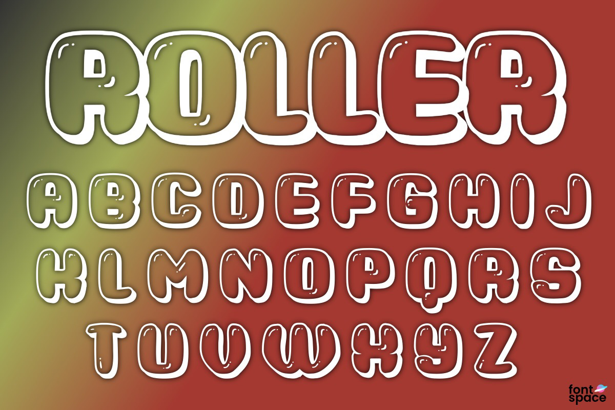Roller Font | Vladimir Nikolic | FontSpace