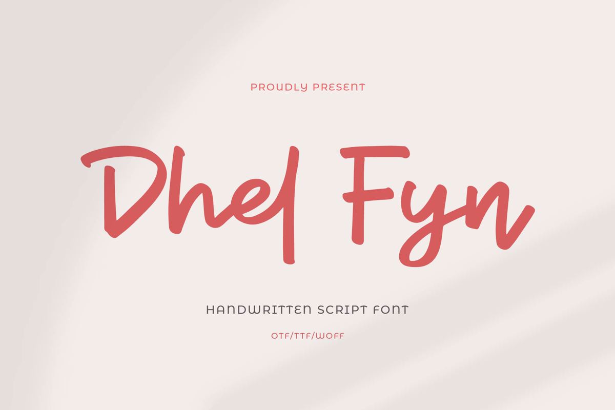 Dhel Fyn Font | Gracetype Studio | FontSpace