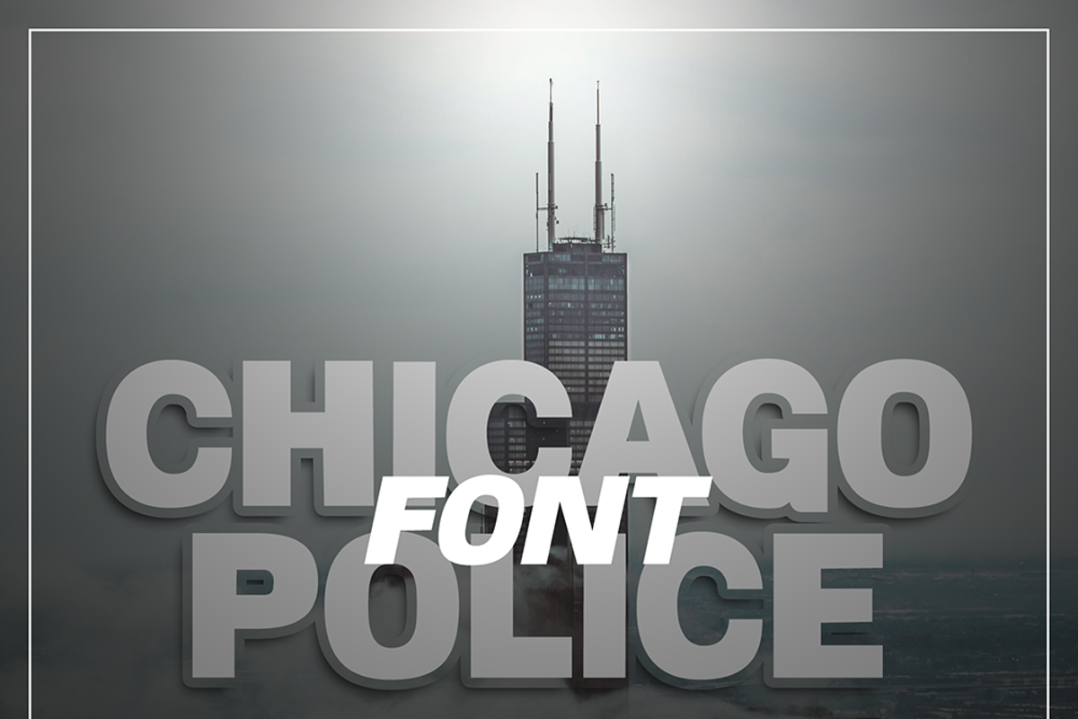 Chicago Police Font - Free Download