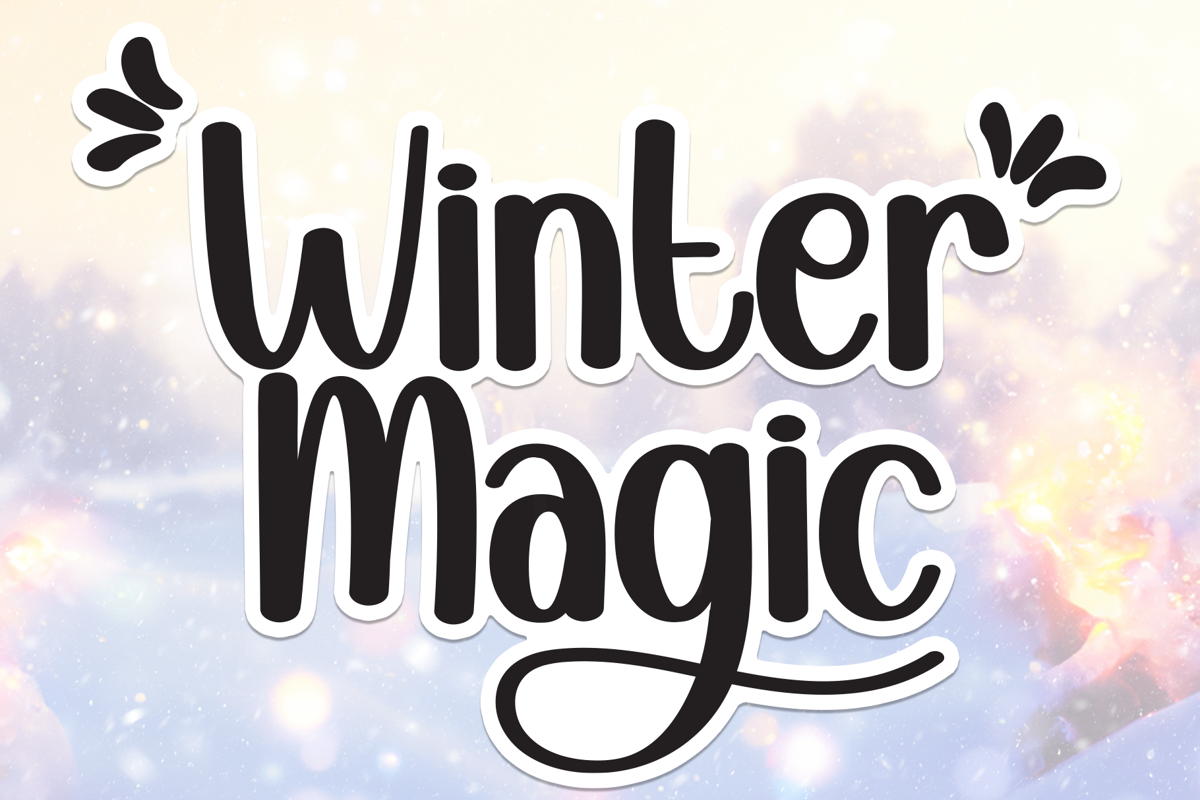 Winter Magic Font | scratchones_creative | FontSpace
