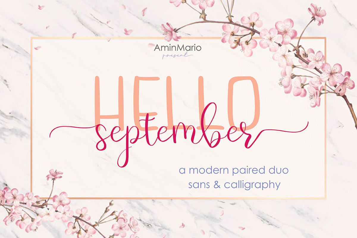 September Font | aminmario | FontSpace