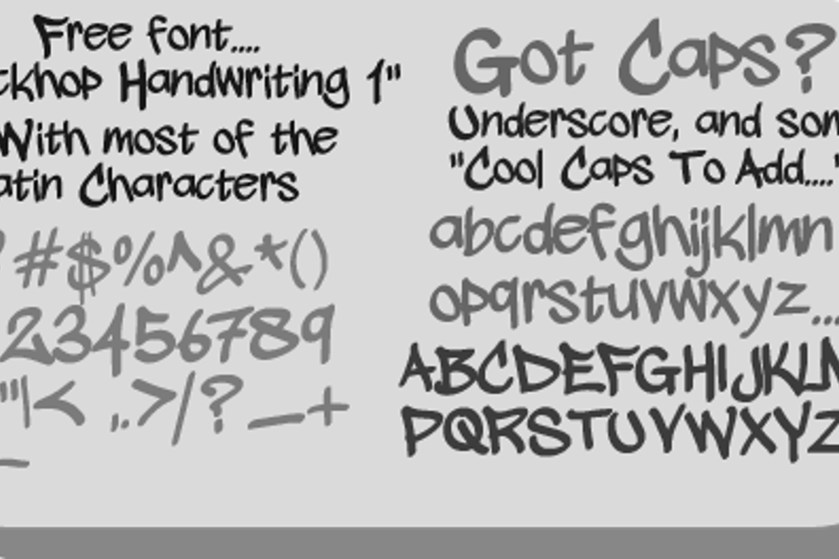Wickhop handwriting Font | wickhop | FontSpace