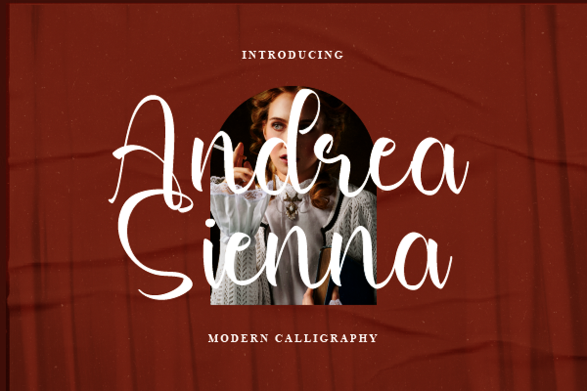 Andrea Sienna Font | Circle Studio | FontSpace