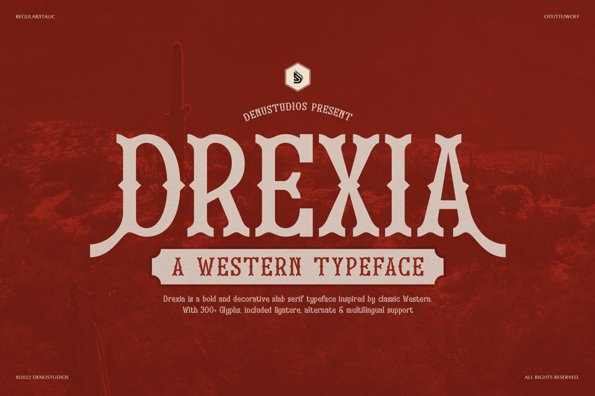 Drexia Font | Denustudios | FontSpace