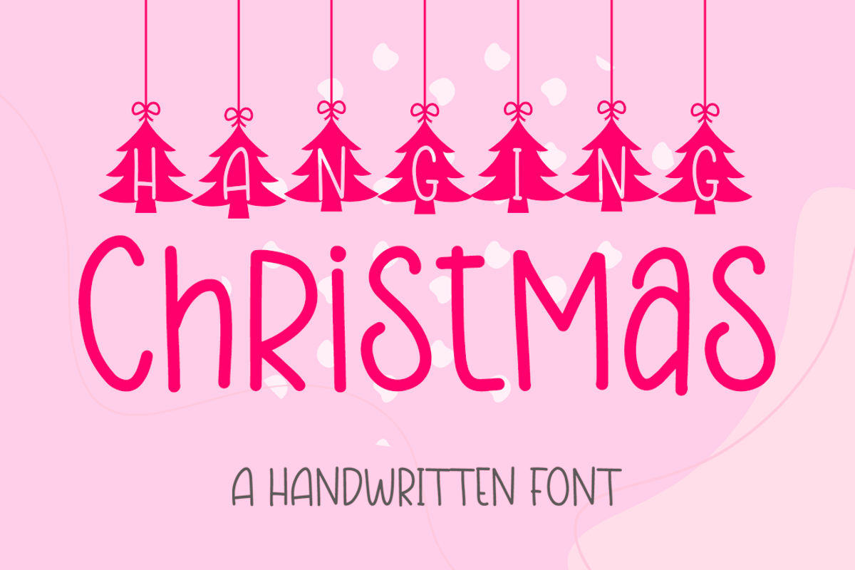 Hanging Christmas Font | Beary.dsgn | FontSpace