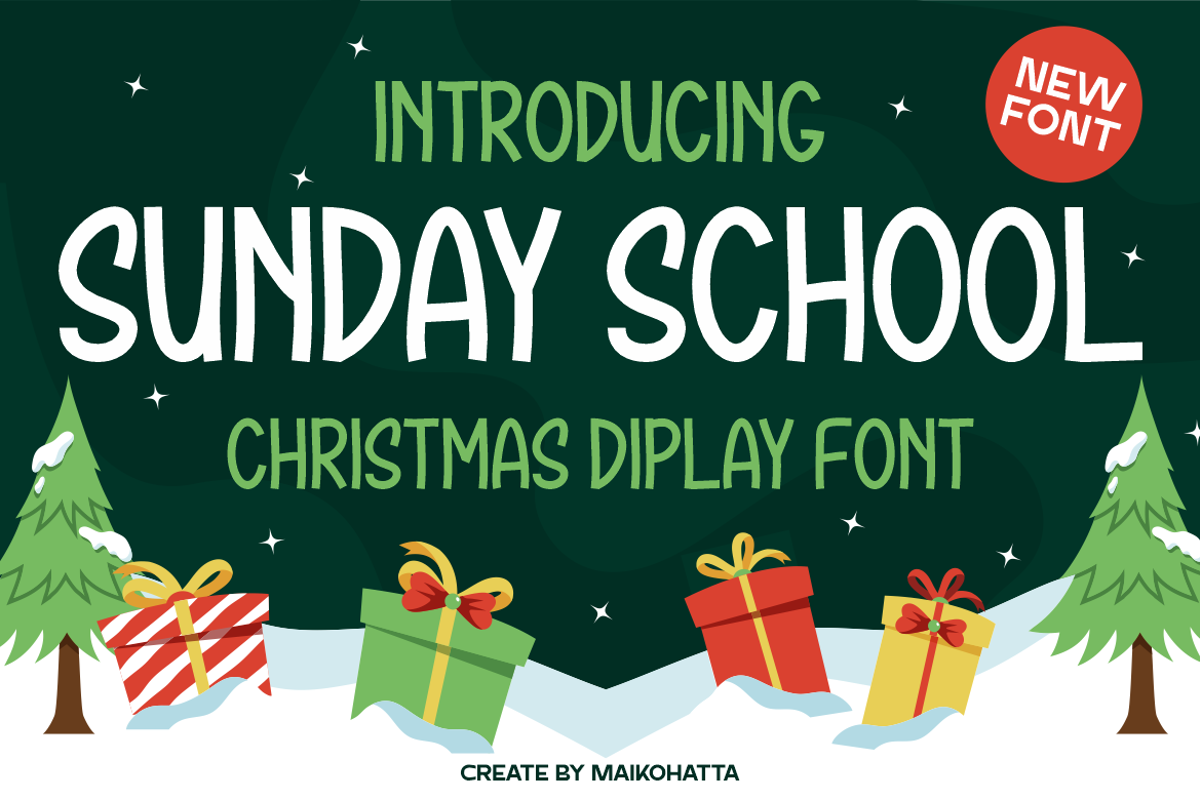 SUNDAY SCHOOL Font - Free Download