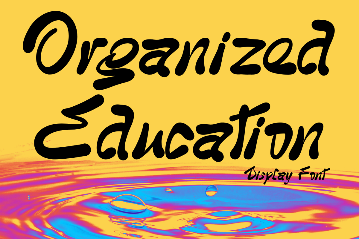 Organized Education Font - Free Download
