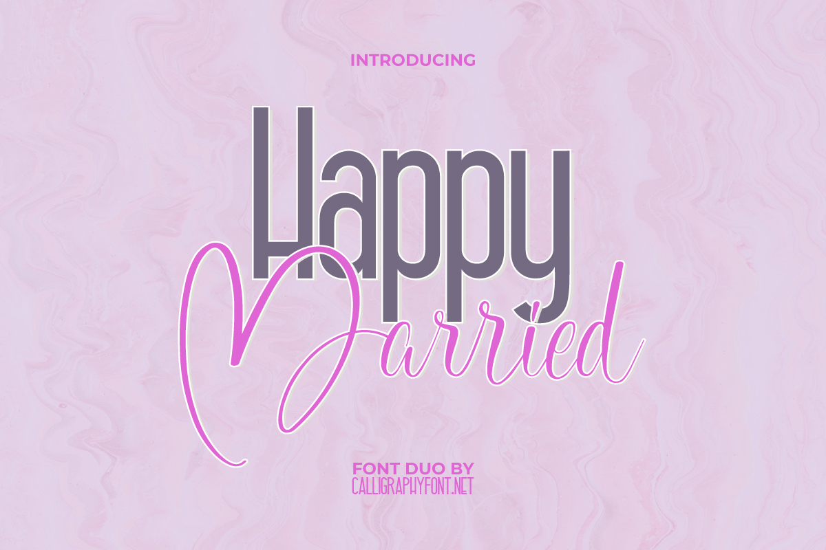 Happy Married Font - Free Download