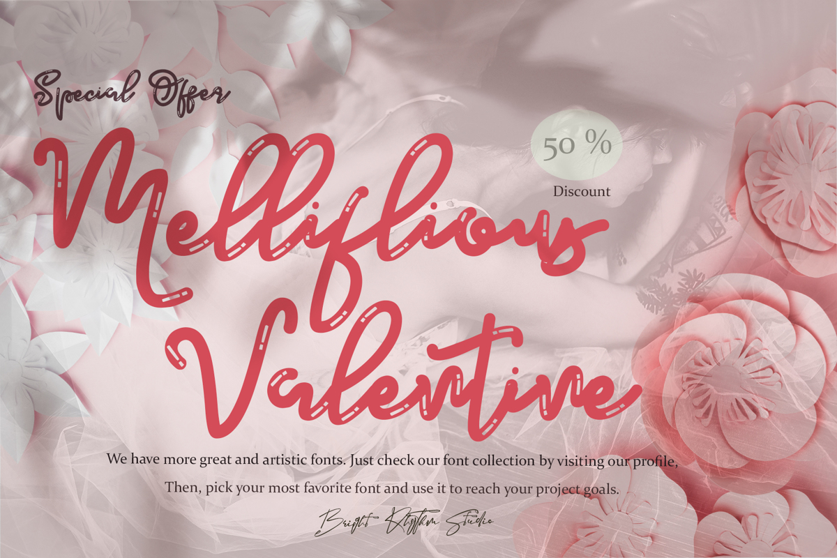 Mellifluous Valentine Font | brightrhythmstudio | FontSpace