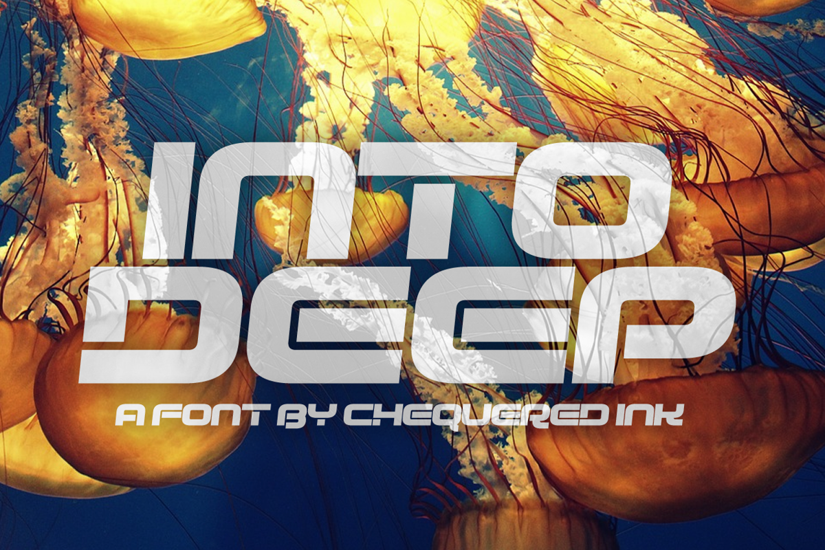 Into Deep Font | Chequered Ink | FontSpace