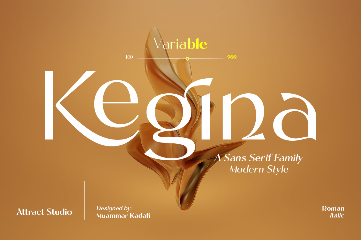 Kegina Font | Attract Studio | FontSpace