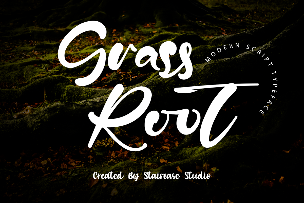 Grass Root Font | Staircase Studio | FontSpace