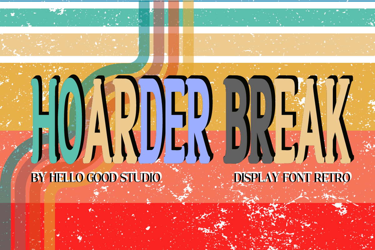 HOARDER BREAK Font | Studio Hello Good | FontSpace