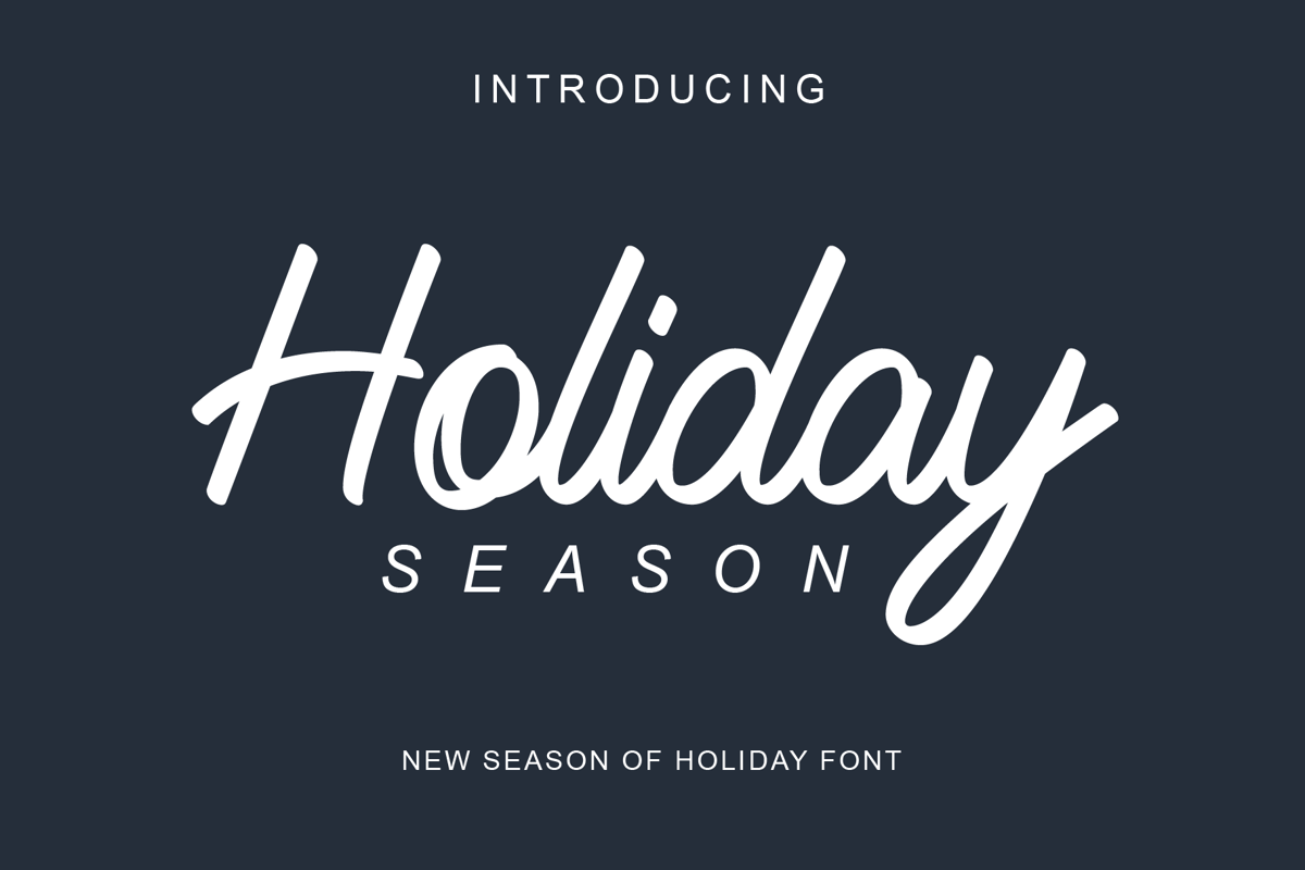 Holiday Season Font | alphArtype | FontSpace