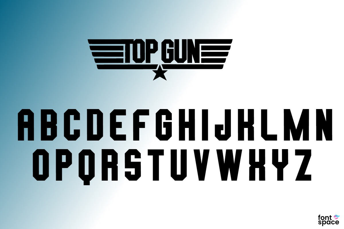 TOP GUN Font Alphabet Type Digital Typefaces FontSpace TOP GUN Font Alphabet Type Digital Typefaces FontSpace