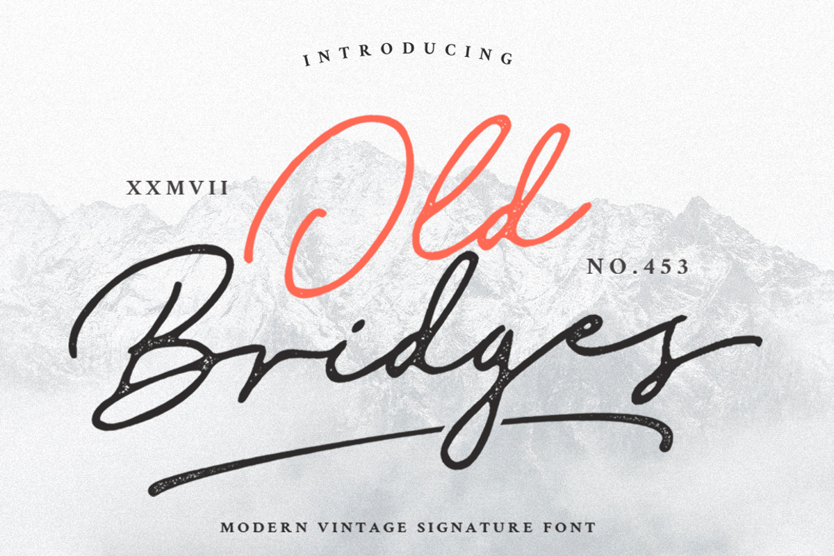 Old Bridges Font | Vultype | FontSpace