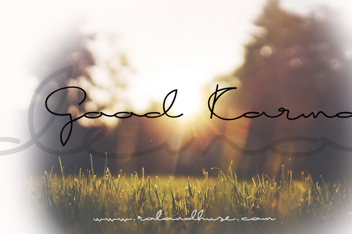 Good Karma demo Font - Free Download