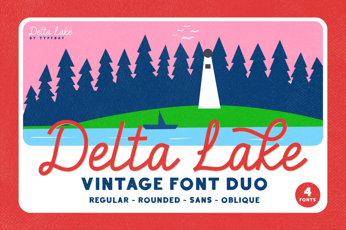 Delta Lake Font - Free Download