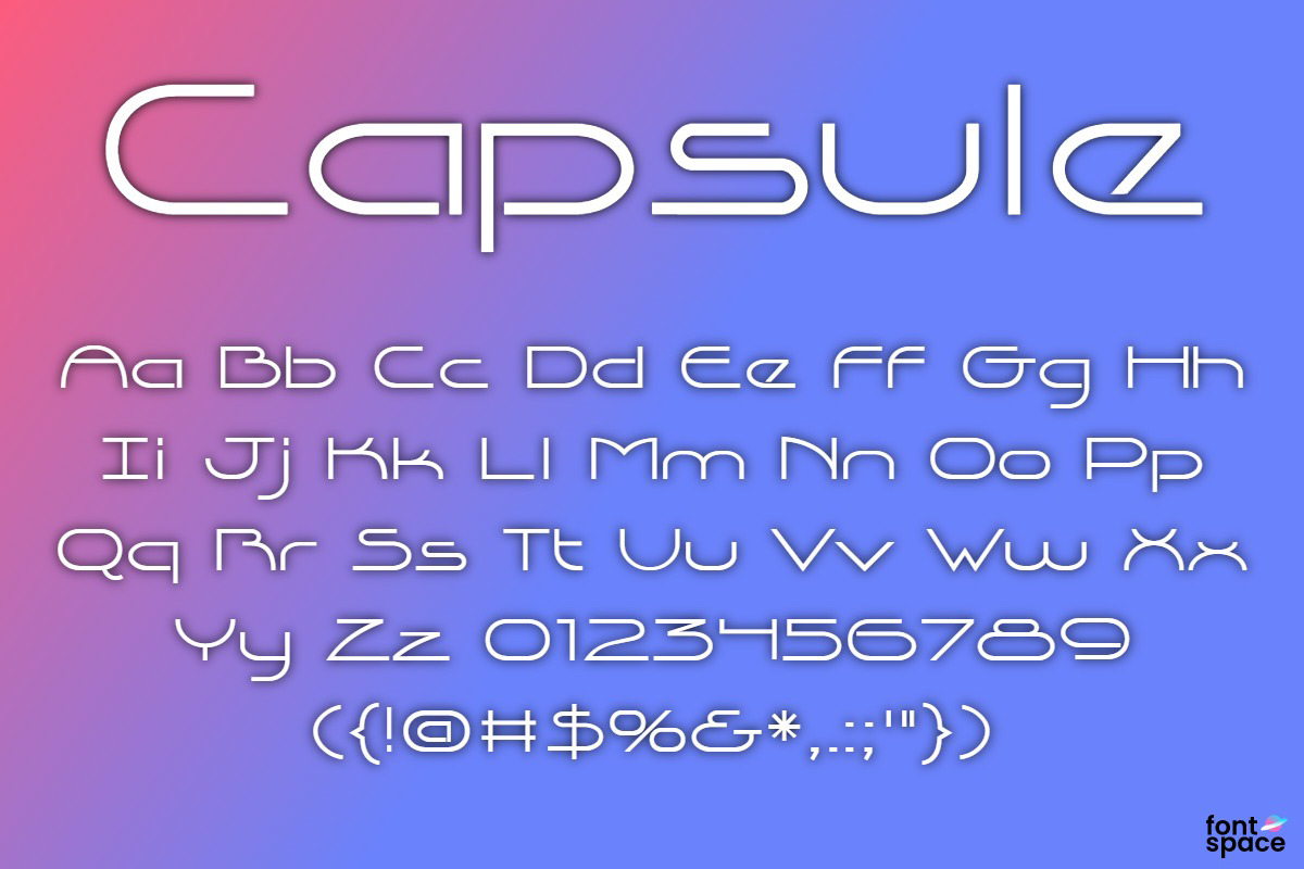 Capsule Font | Bright Ideas | FontSpace