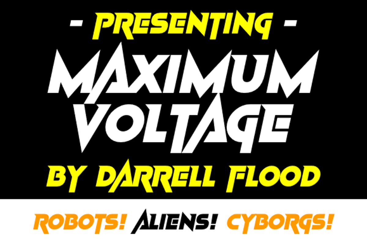 Maximum Voltage Font | HAWTPIXEL - Darrell Flood | FontSpace