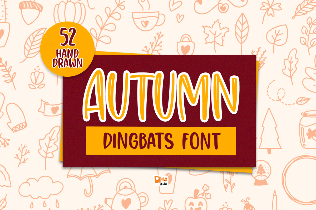 Autumn Dingbats Font | Dmletter studio | FontSpace