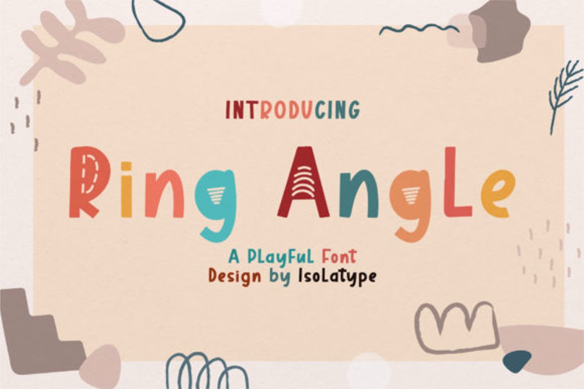 Ring Angle Font | Isolatype | FontSpace