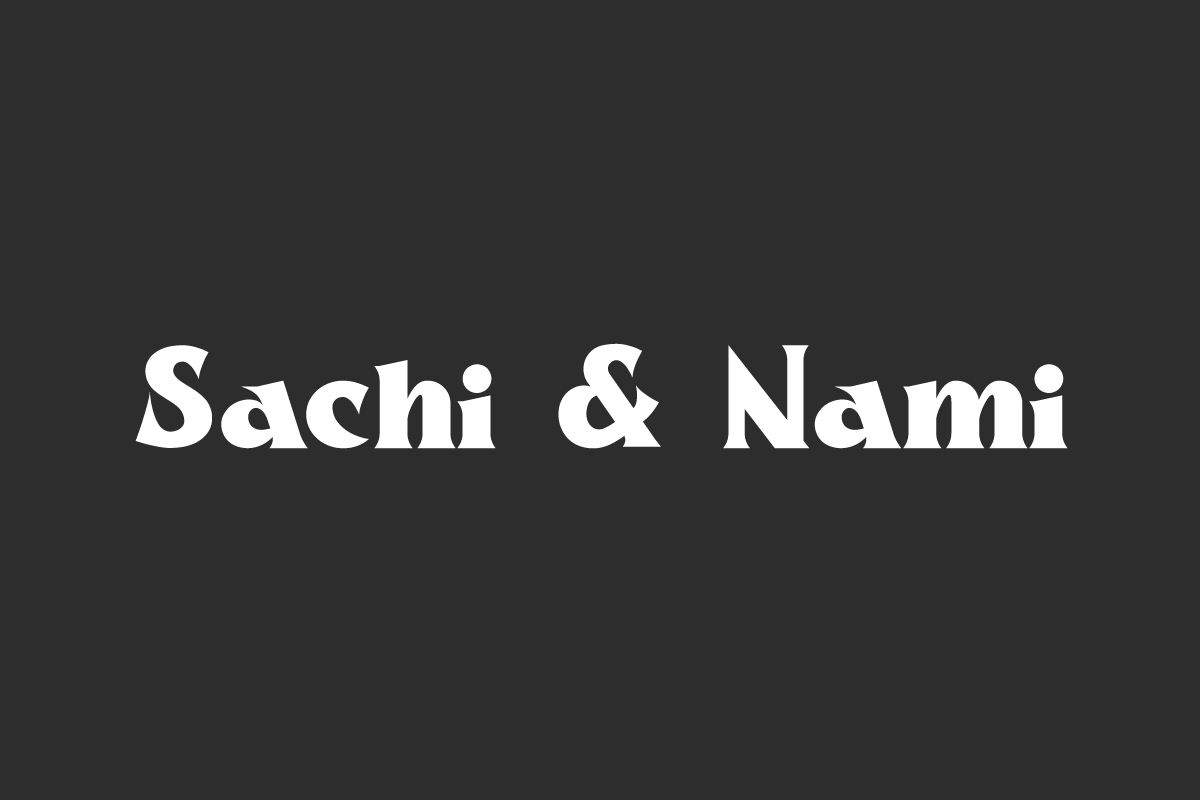 Sachi And Nami Font - Free Download