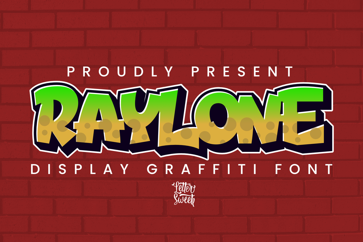 Raylone Font | Lettersweet | FontSpace