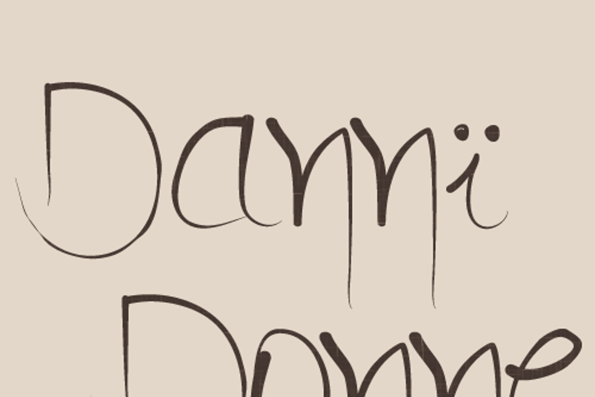 Danï Donne Font | Paulo R | FontSpace