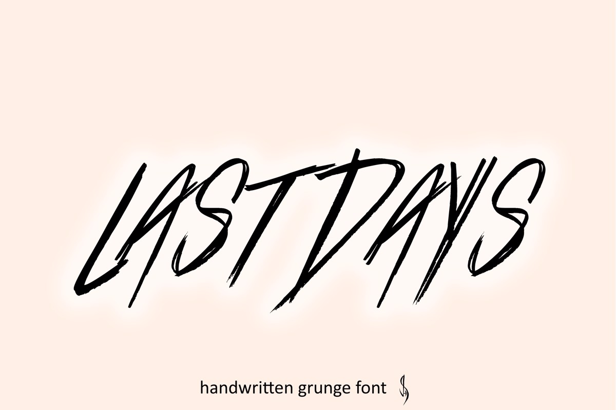 Last Days Font | Jonathan S. Harris | FontSpace