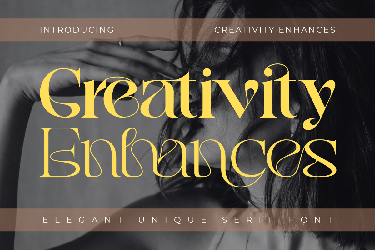 Creativity Enhances Font | 177Studio | FontSpace