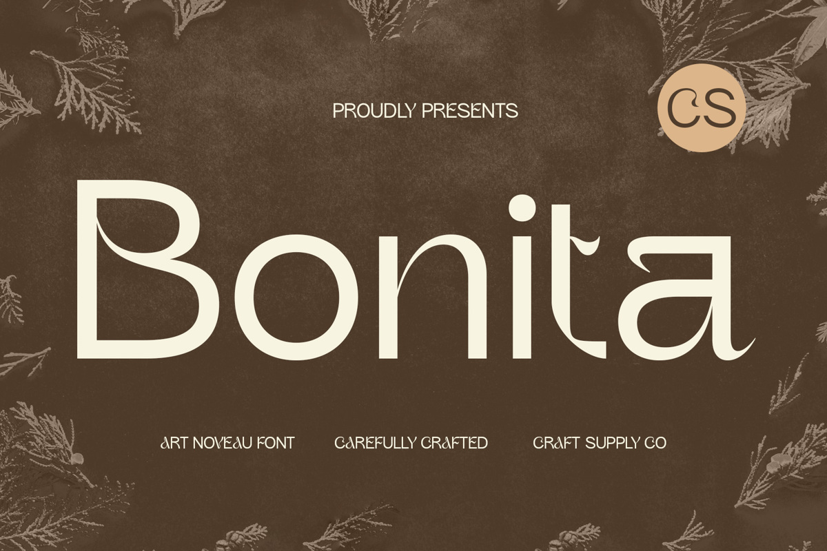 CS Bonita Font | craftsupplyco | FontSpace