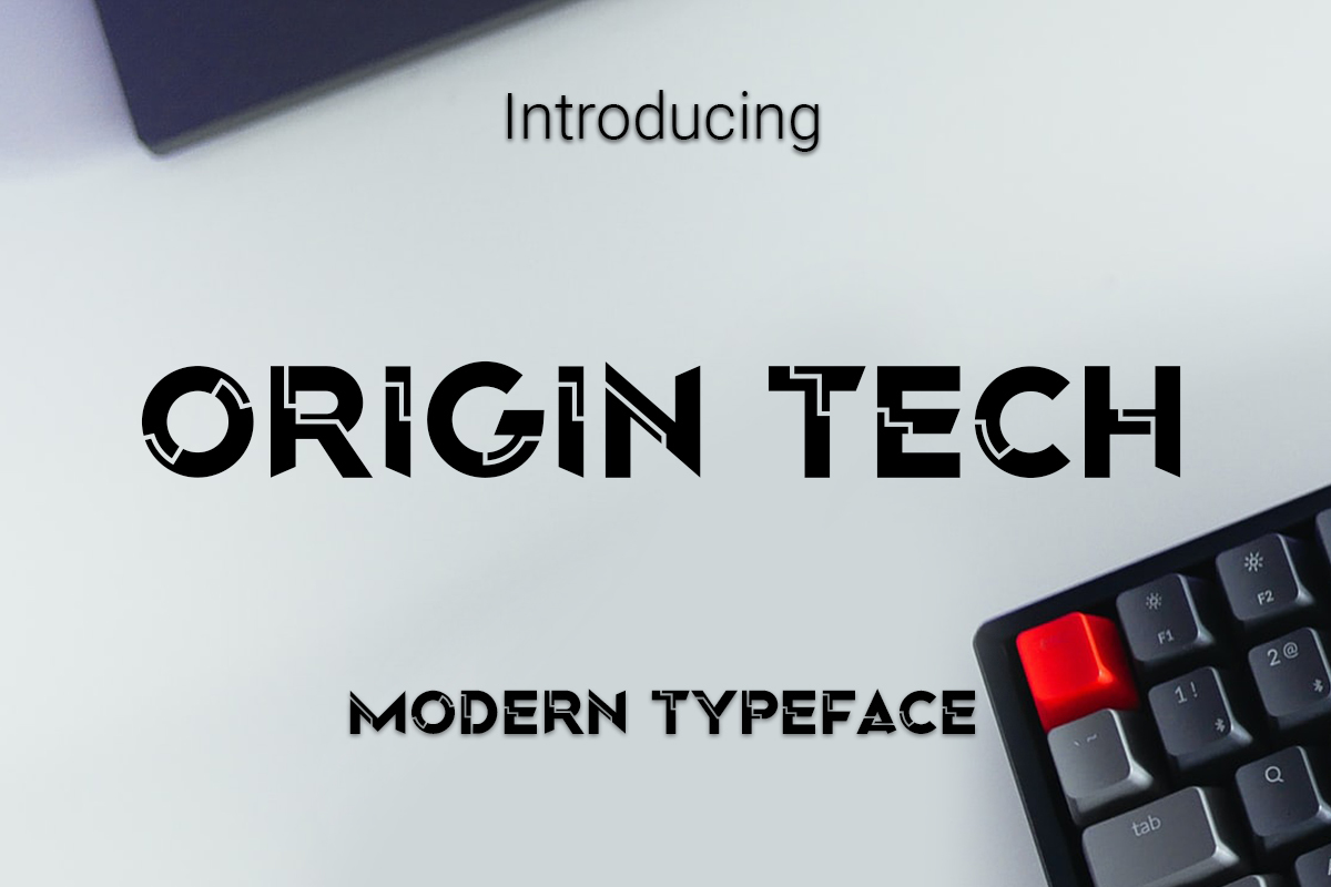 Origin Tech Font - Free Download