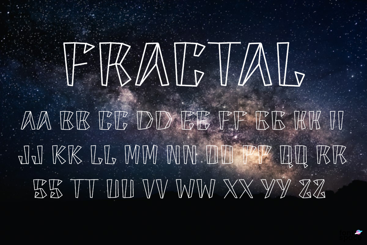 Fractal Font - Free Download